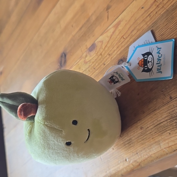 Jellycat | Toys | Jellycat Fabulous Green Apple 3 Nwt | Poshmark